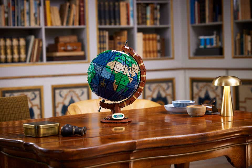 Make your way around the world with the newest LEGO® Ideas The Globe ...