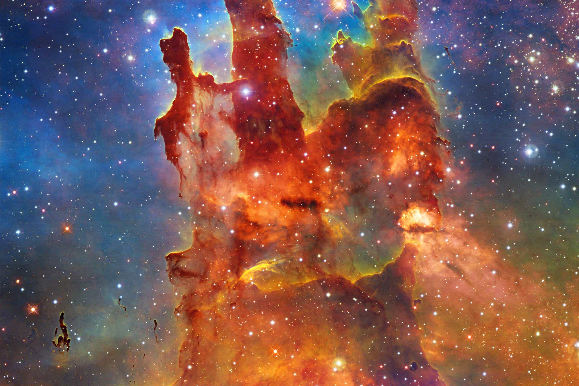 THE LEGO GROUP RECREATES FAMOUS “PILLARS OF CREATION” IMAGE FROM THE ...