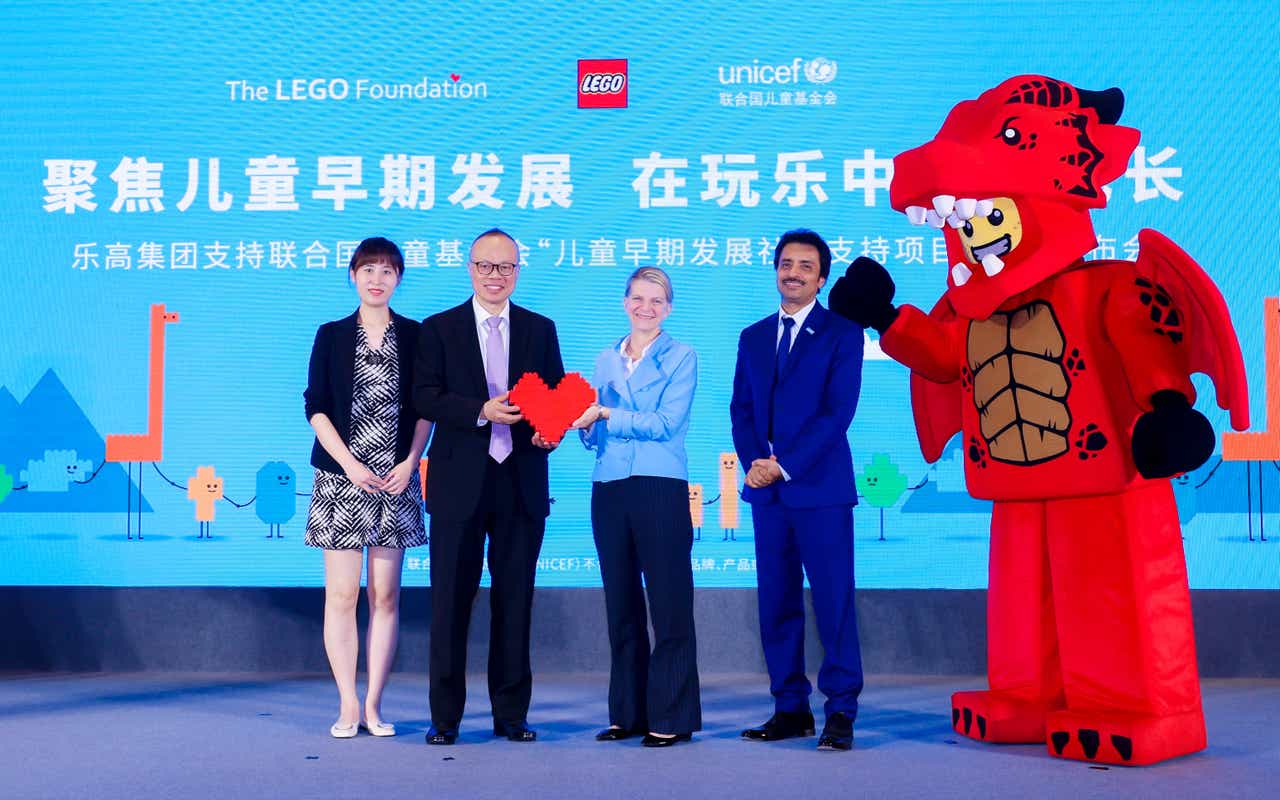 The LEGO Group and the LEGO Foundation join forces with UNICEF to ...