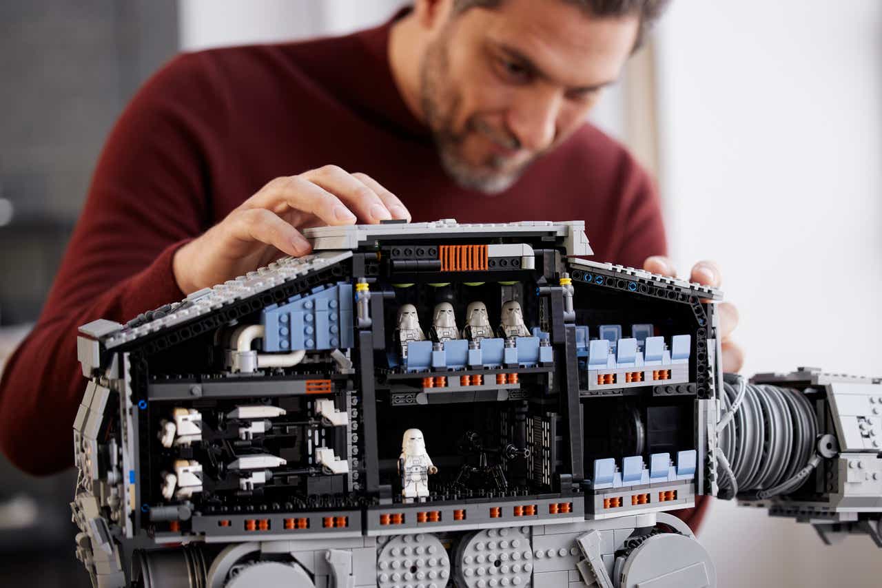 The new LEGO® Star Wars™ AT-AT™ Construction Set Makes an Impressive ...