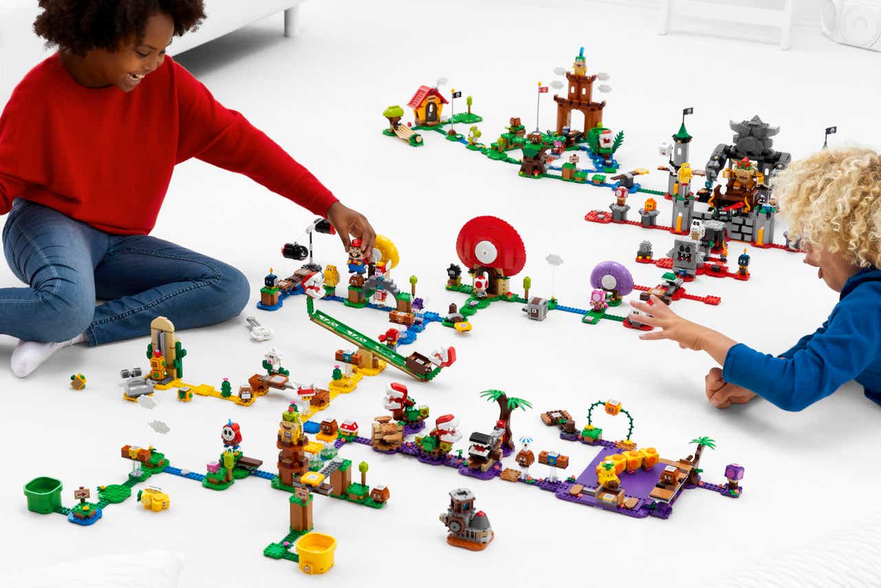 The LEGO Group and Nintendo build out LEGO® Super Mario™ world for even ...