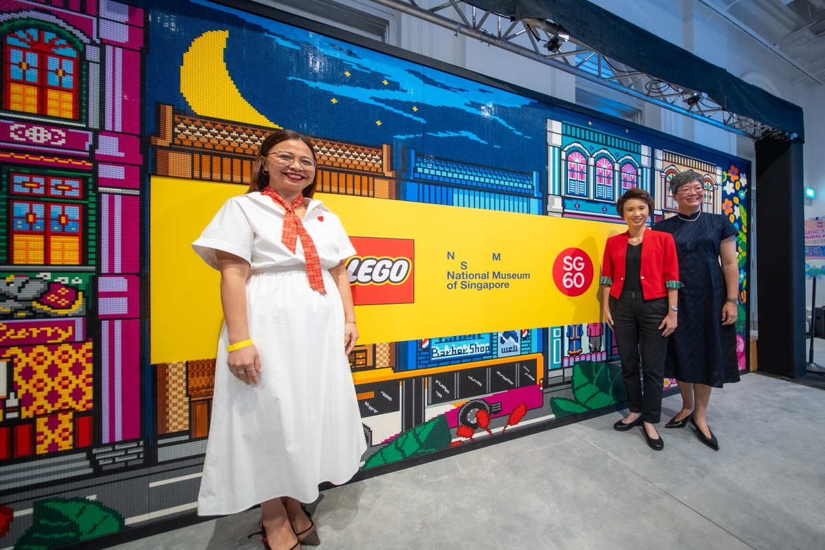 LEGO® mural at the National Museum of Singapore - About Us - LEGO.com