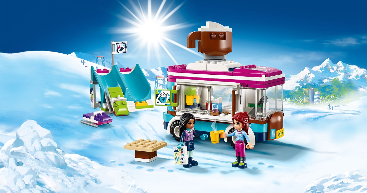 Snow Resort Hot Chocolate Van - Videos - LEGO.com for kids