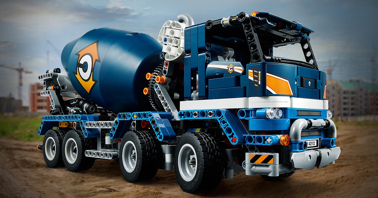 Concrete Mixer Truck - Videos - LEGO.com for kids