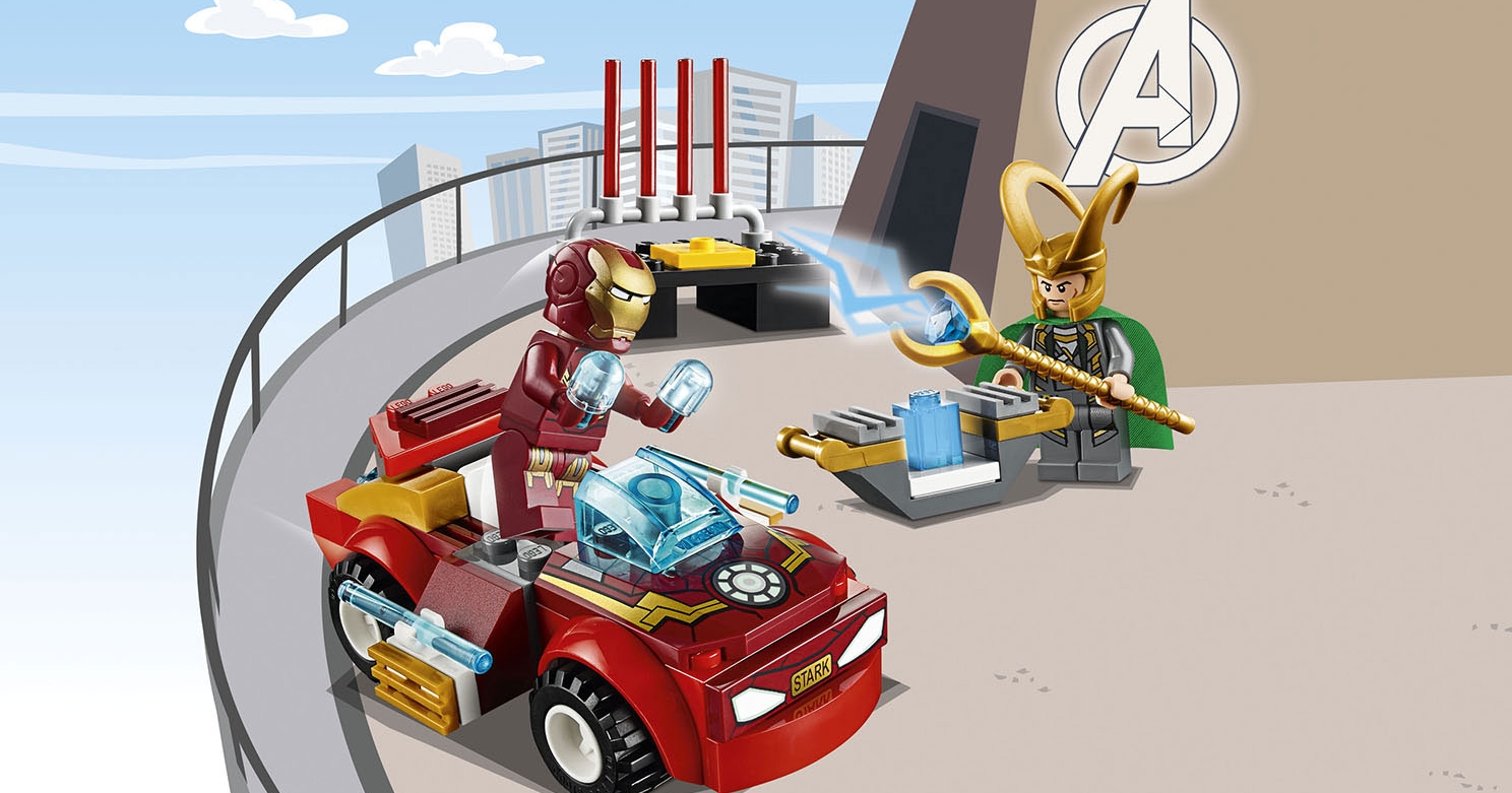 Iron Man vastaan Loki - Videos - LEGO.com for kids