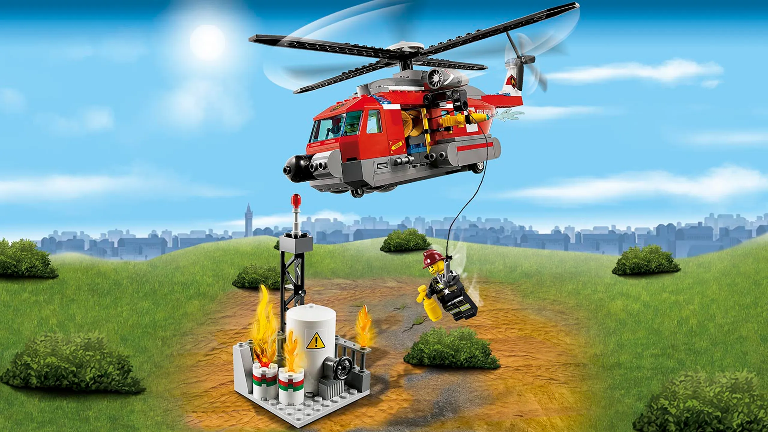 Fire Helicopter - Videos - LEGO.com for kids