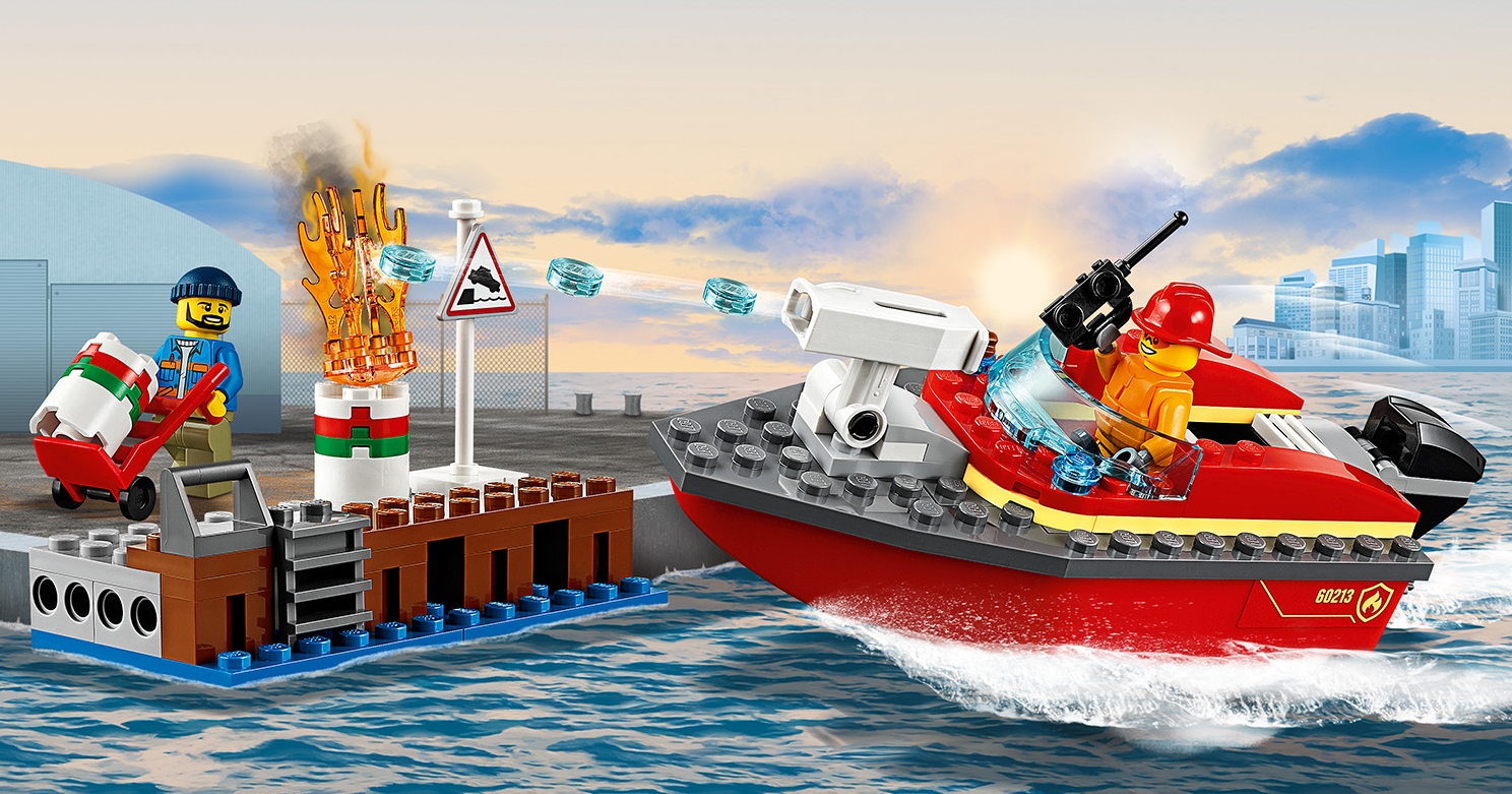 Dock Side Fire - Videos - LEGO.com for kids