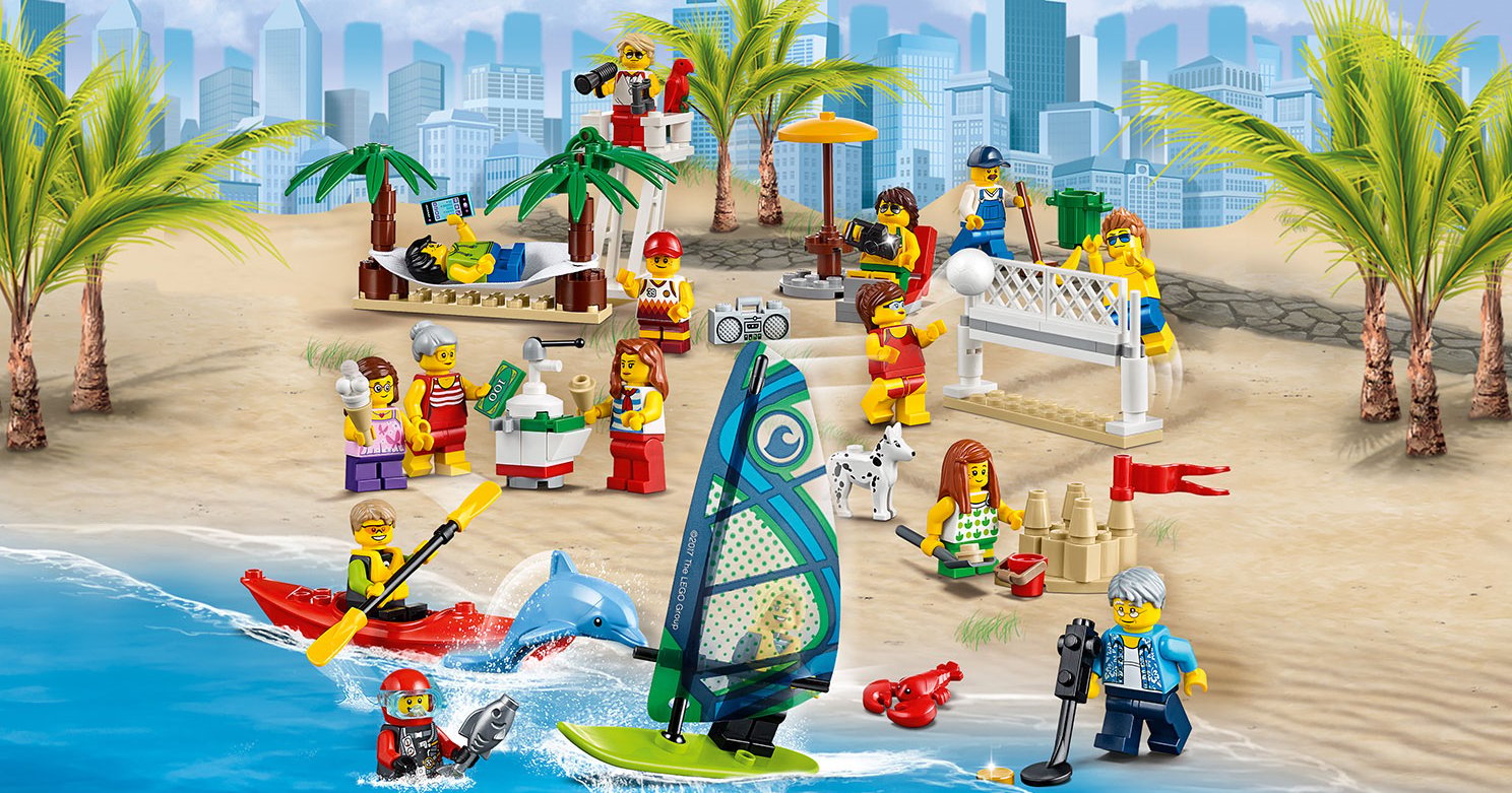 People pack – Fun at the beach - Videos - LEGO.com for kids