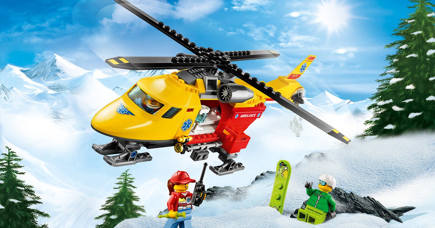 Ambulance Helicopter - Videos - LEGO.com for kids