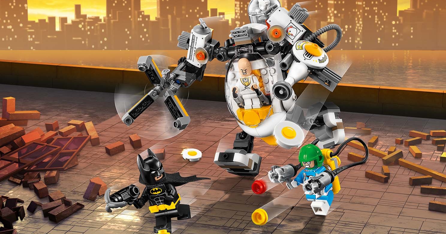 Egghead™ Mech Food Fight - Videos - LEGO.com for kids