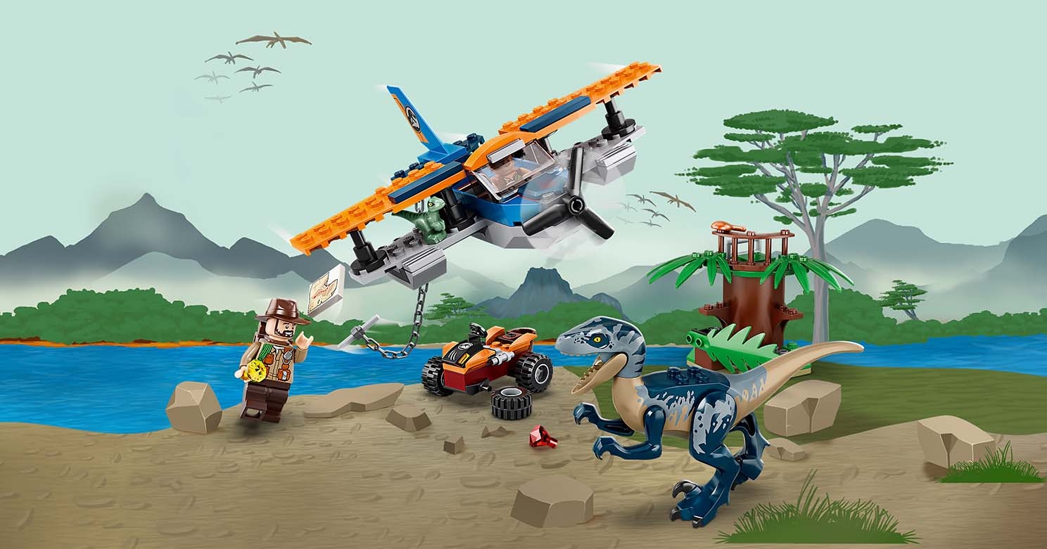 Velociraptor: Biplane Rescue Mission - Videos - LEGO.com for kids
