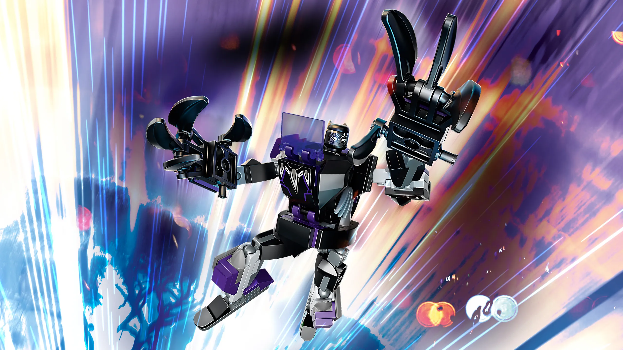 Black Panther Mech Armor - Videos - LEGO.com for kids