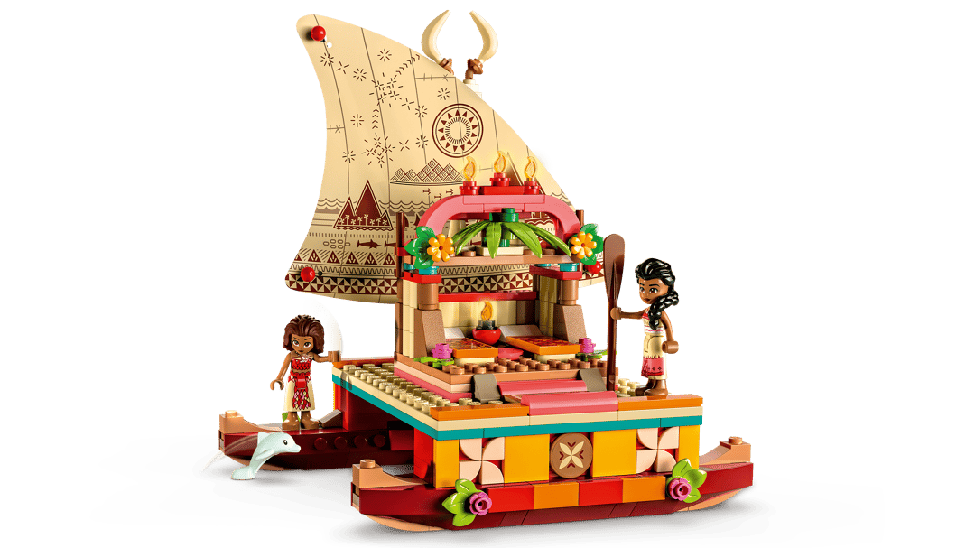 Moana's Wayfinding Boat - Videos - LEGO.com for kids