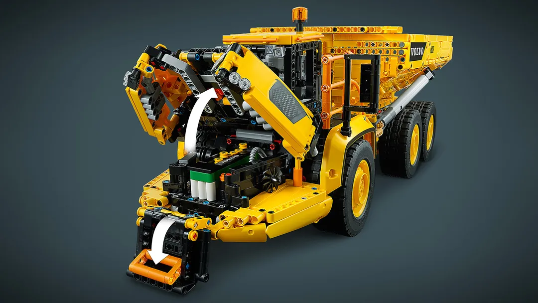 6x6 Volvo Articulated Hauler - Videos - LEGO.com for kids