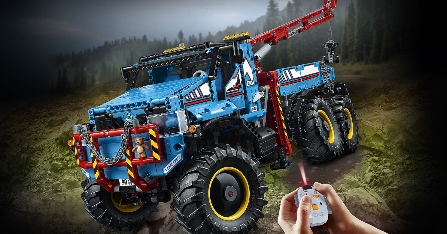 6x6 All Terrain Tow Truck - Videos - LEGO.com for kids
