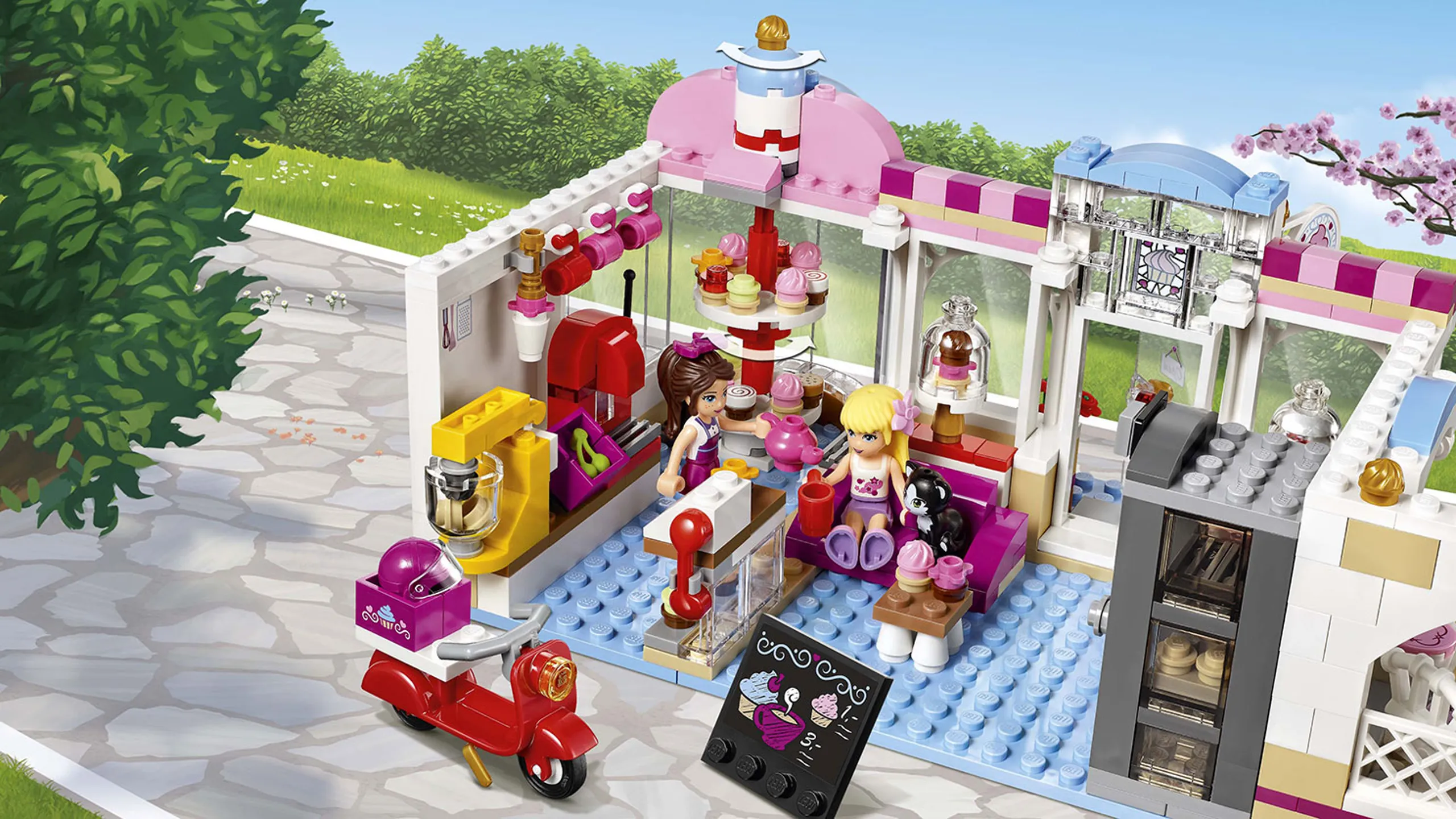 Heartlake Cupcake Café - Videos - LEGO.com for kids