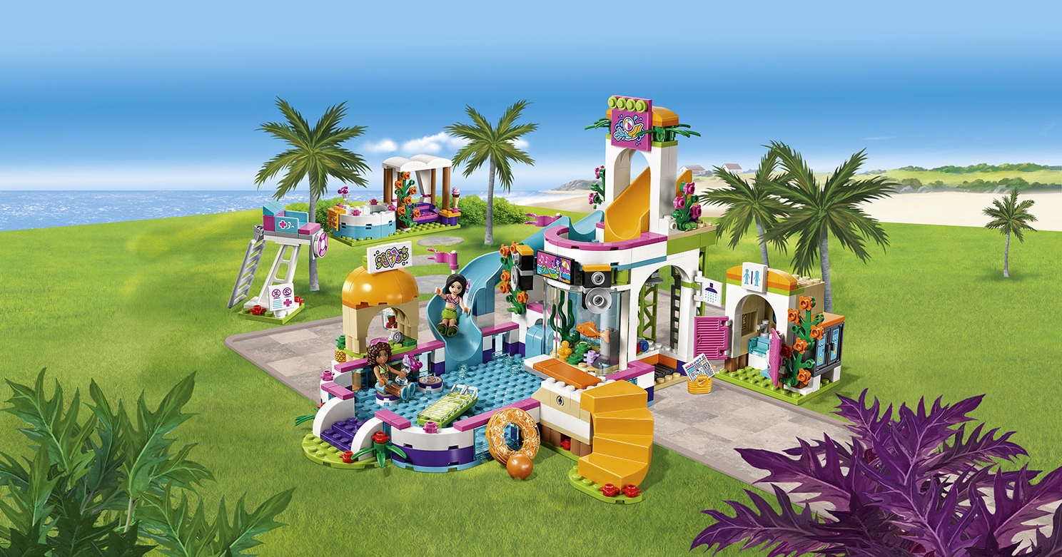 Heartlake Summer Pool - Videos - LEGO.com for kids