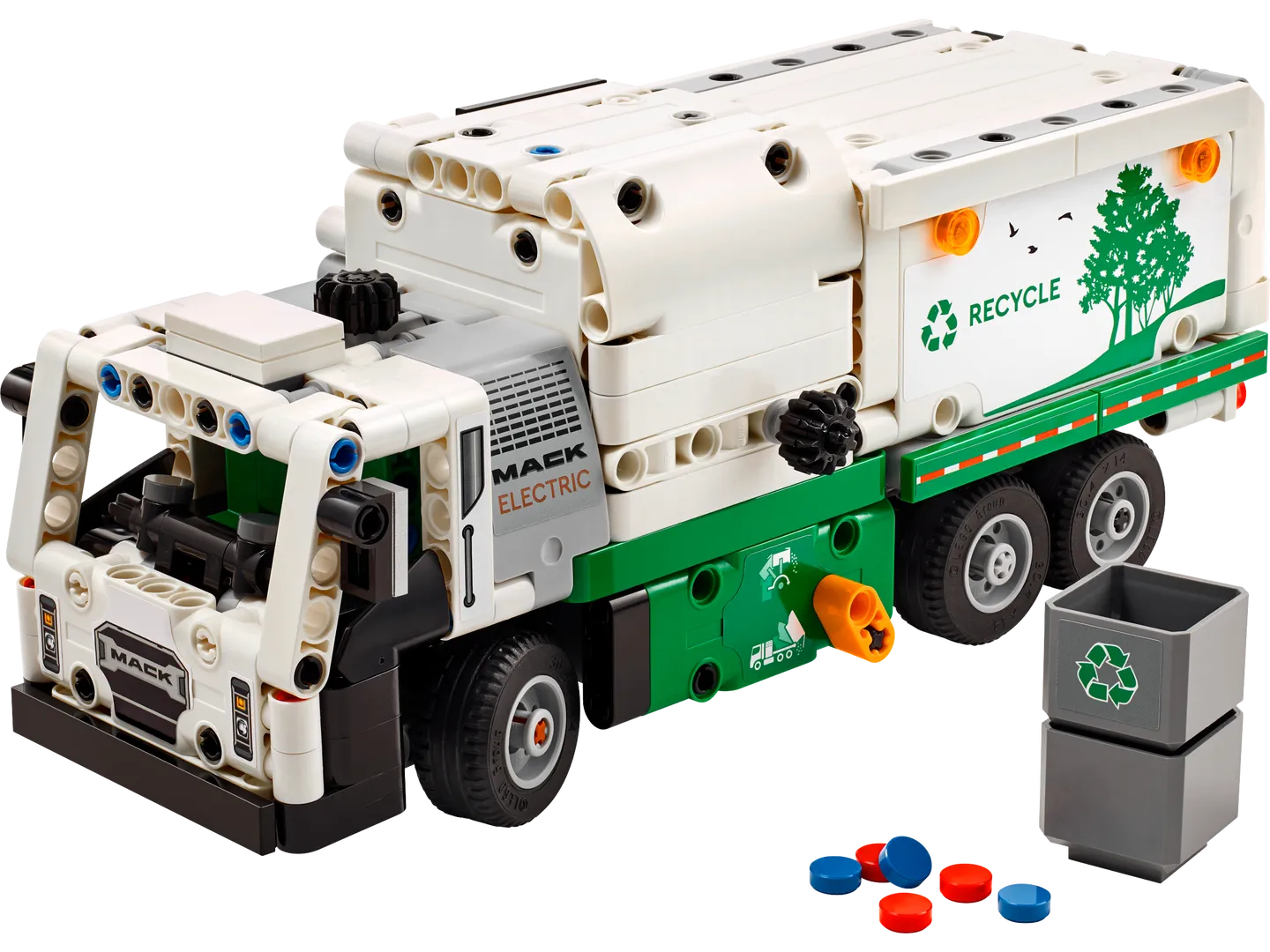 Mack® LR Electric Garbage Truck - Videos - LEGO.com for kids
