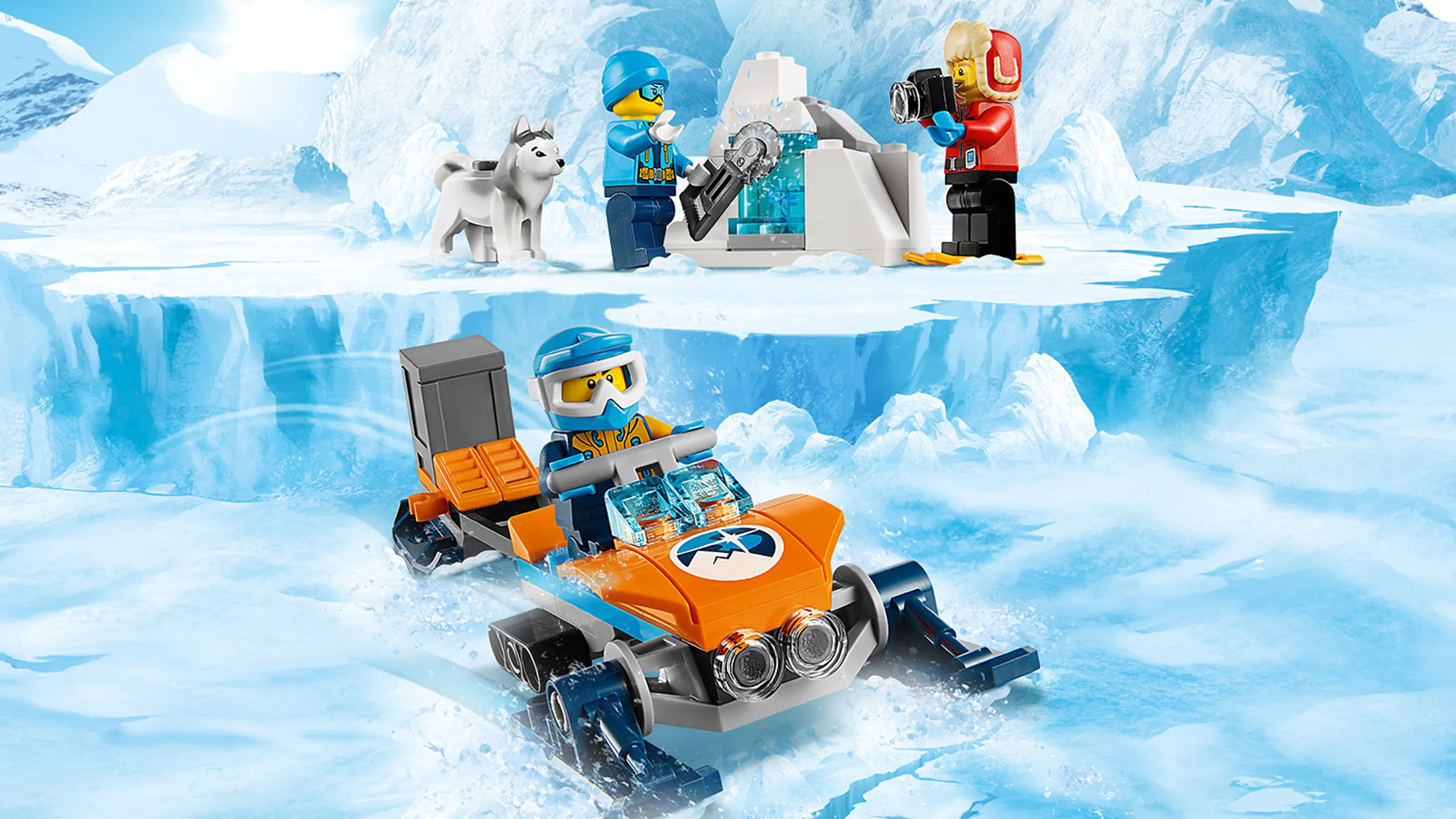 Arctic Ice Glider - Videos - LEGO.com for kids