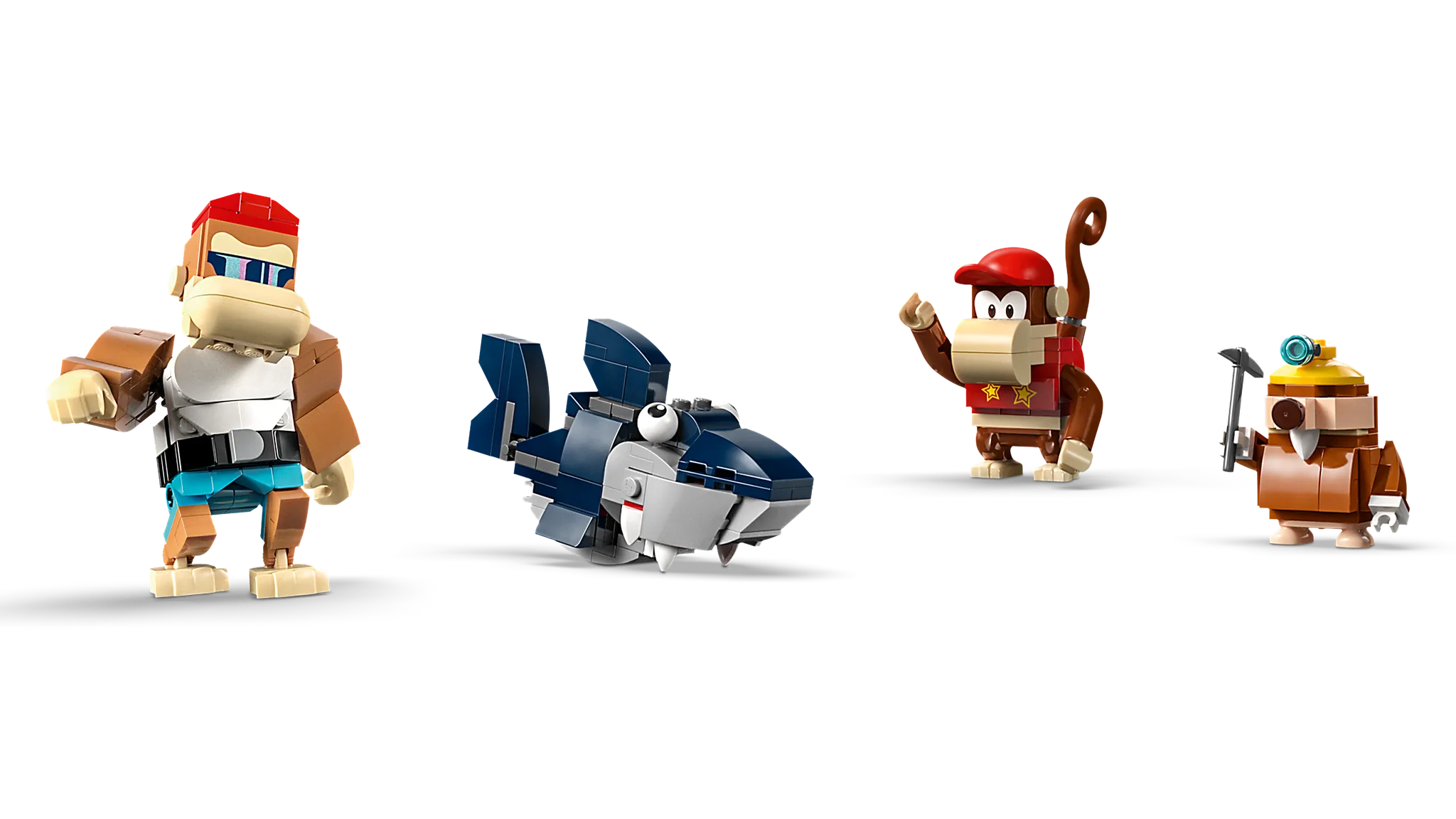 Diddy Kong's Mine Cart Ride Expansion Set - Videos - LEGO.com for kids