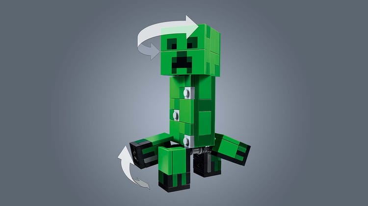 BigFig Creeper™ and Ocelot - Videos - LEGO.com for kids