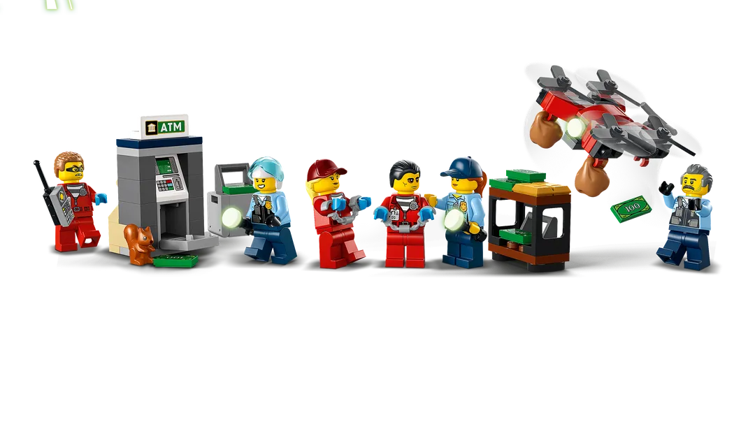 Police Chase at the Bank - Videos - LEGO.com for kids