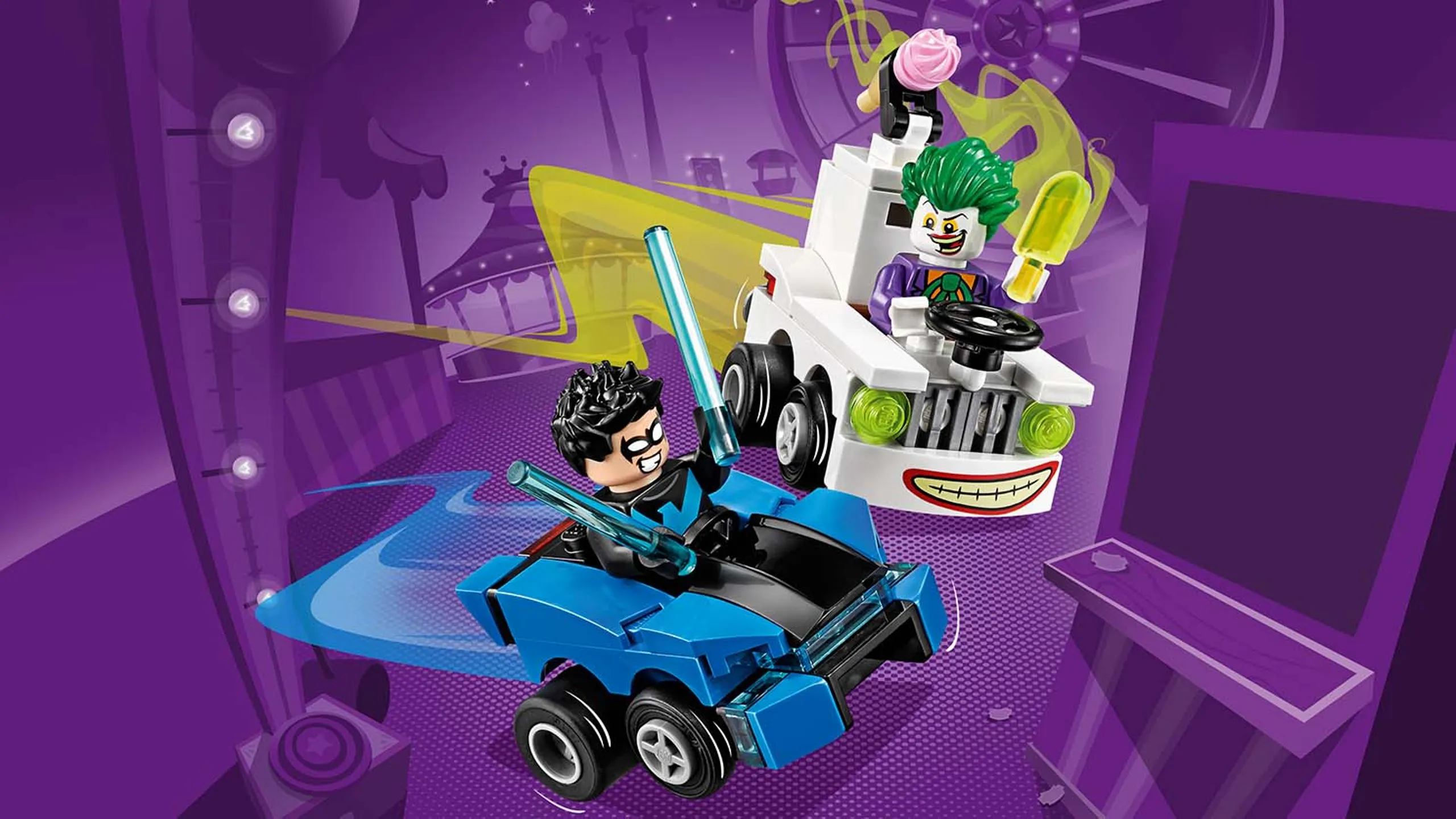 Mighty Micros: Nightwing™ vs. The Joker™ - Videos - LEGO.com for kids