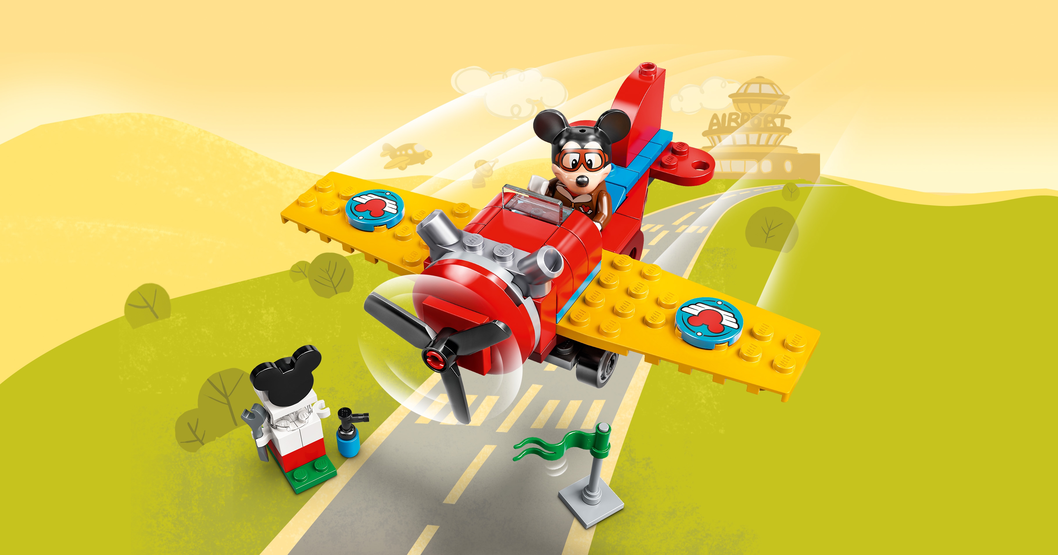 Mickey Mouse's Propeller Plane - Videos - LEGO.com for kids