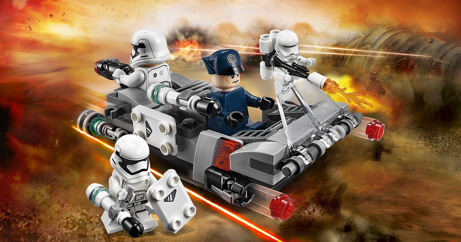 First Order Transport Speeder Battle Pack - Videos - LEGO.com for kids