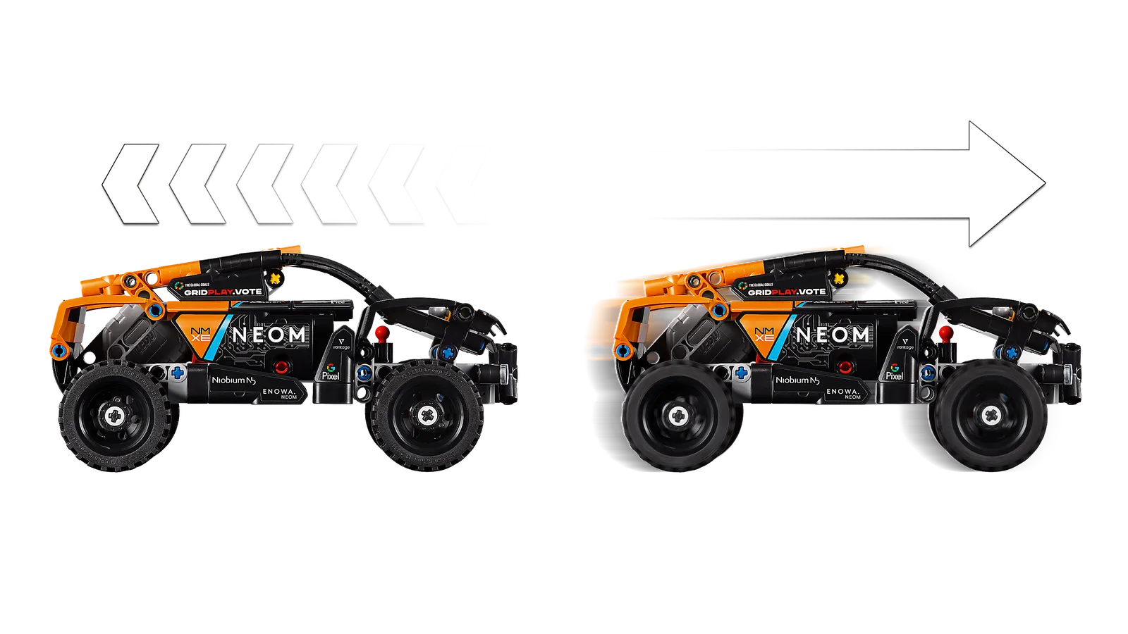 NEOM McLaren Extreme E Race Car - Videos - LEGO.com for kids