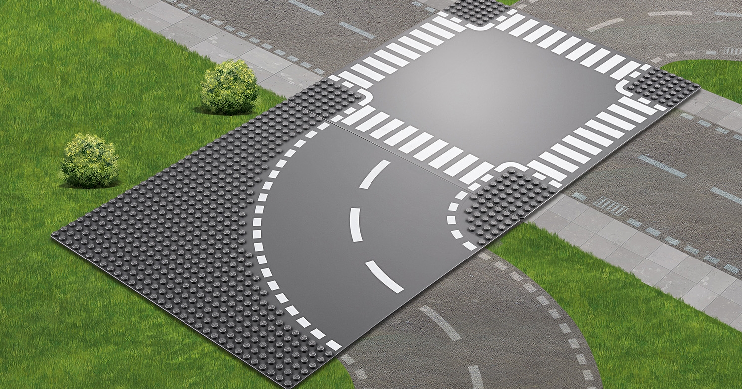Curve and Crossroad - Videos - LEGO.com for kids