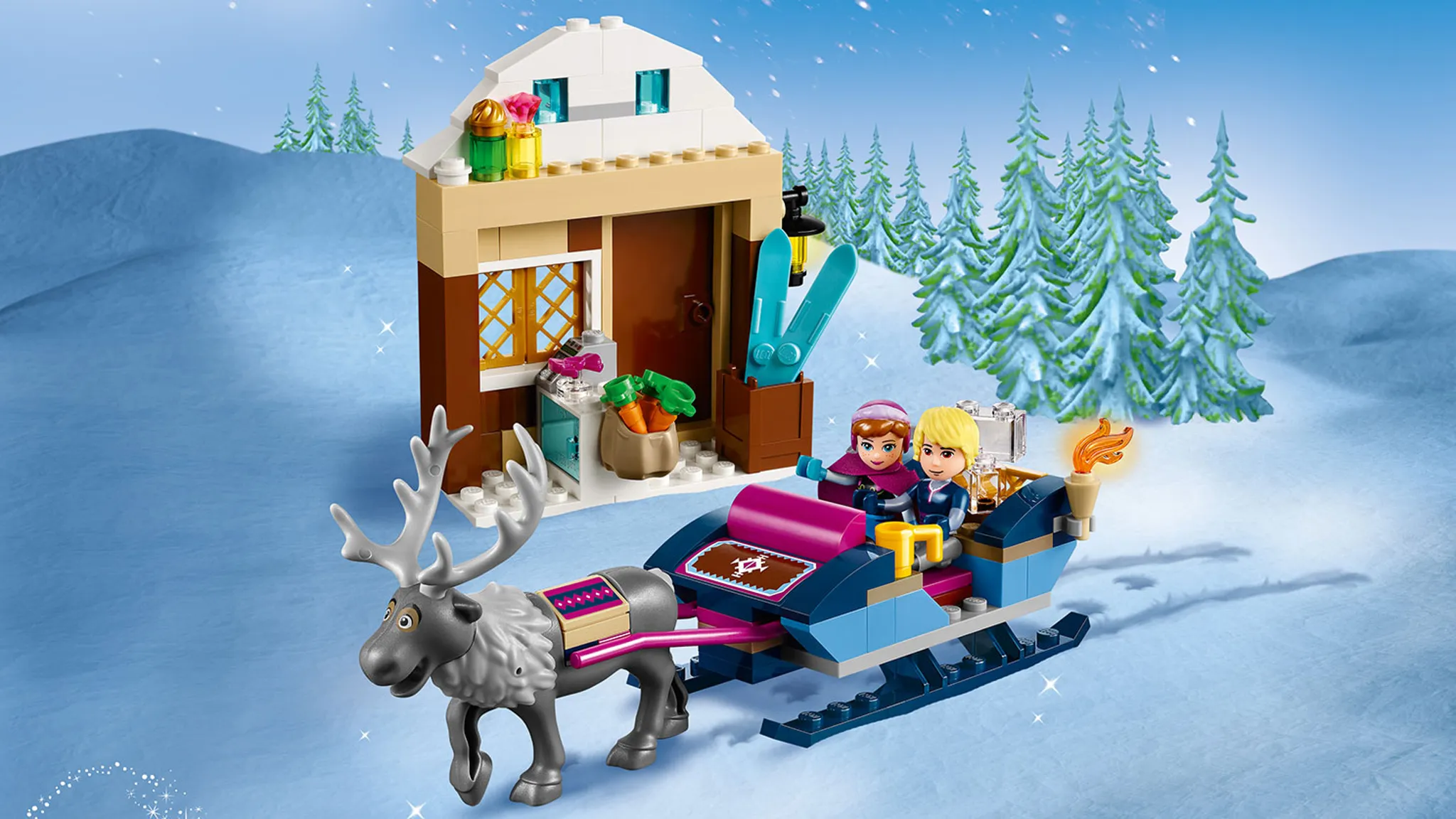 Anna & Kristoff's Sleigh Adventure - Videos - LEGO.com for kids