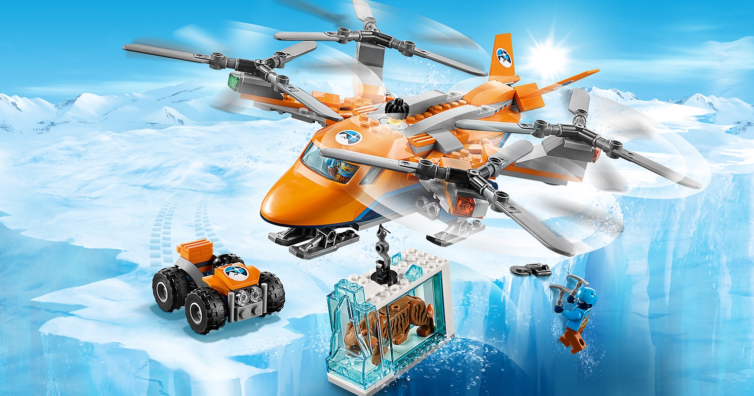 Ártico: Transporte aéreo - Videos - LEGO.com para niños