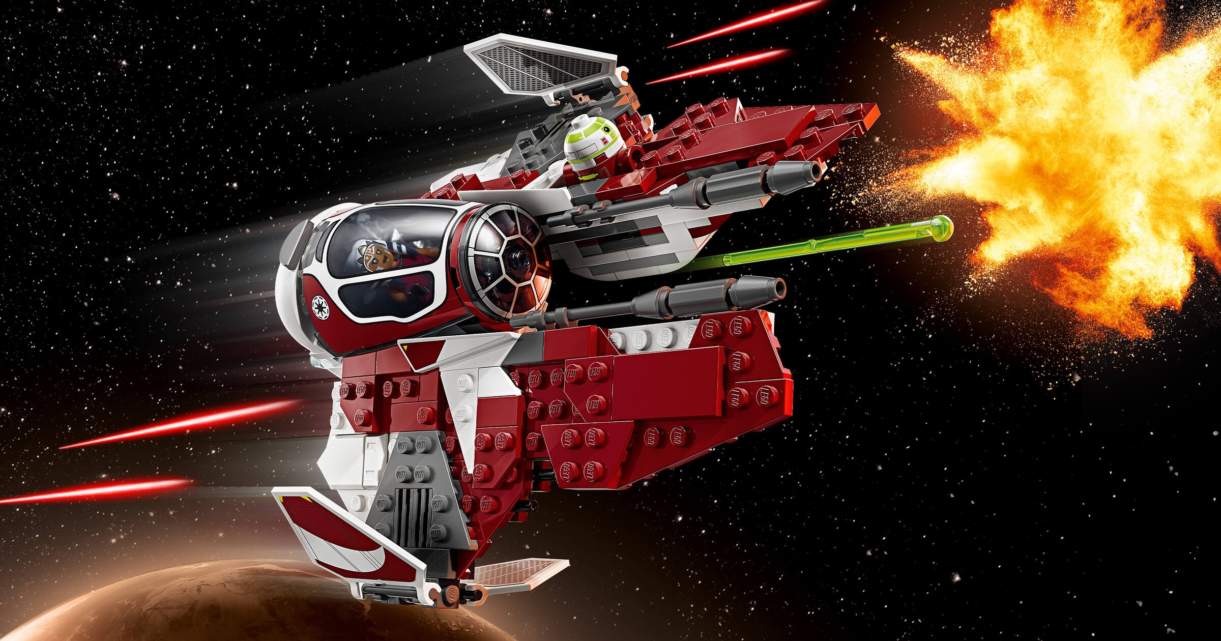 Ahsoka's Jedi Interceptor™ - Videos - LEGO.com for kids