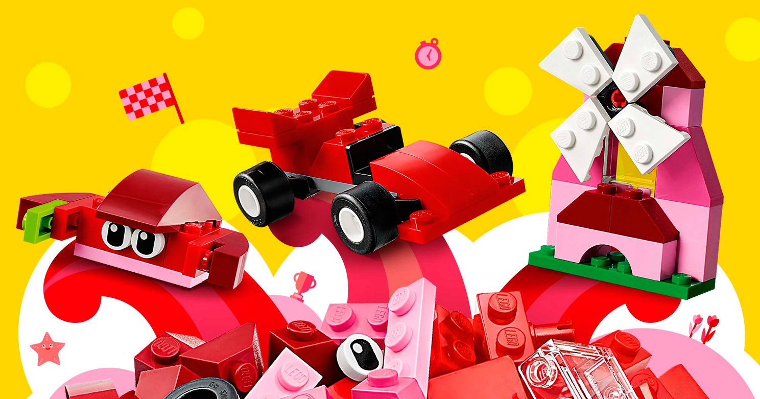 Caja creativa roja - Videos - LEGO.com para niños