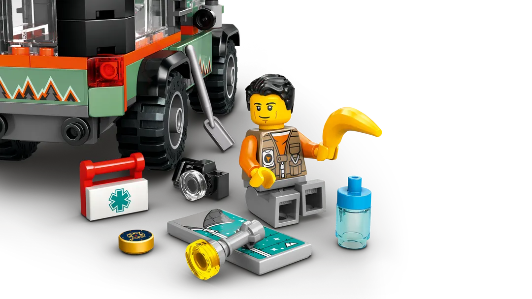 Off-Road 4x4 Mountain Truck - Videos - LEGO.com for kids