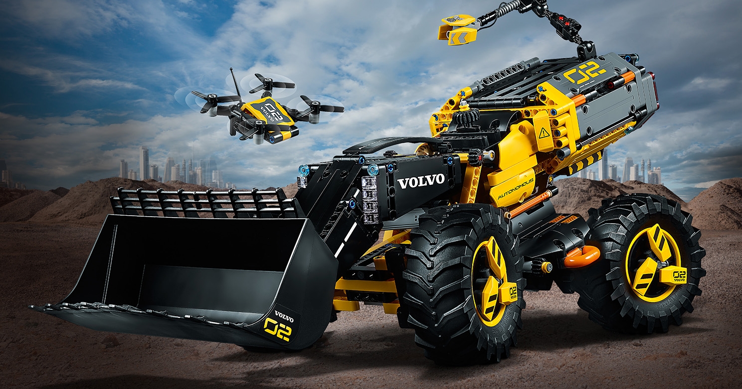 Volvo Trator Carregador ZEUX - Vídeos - LEGO.com para crianças