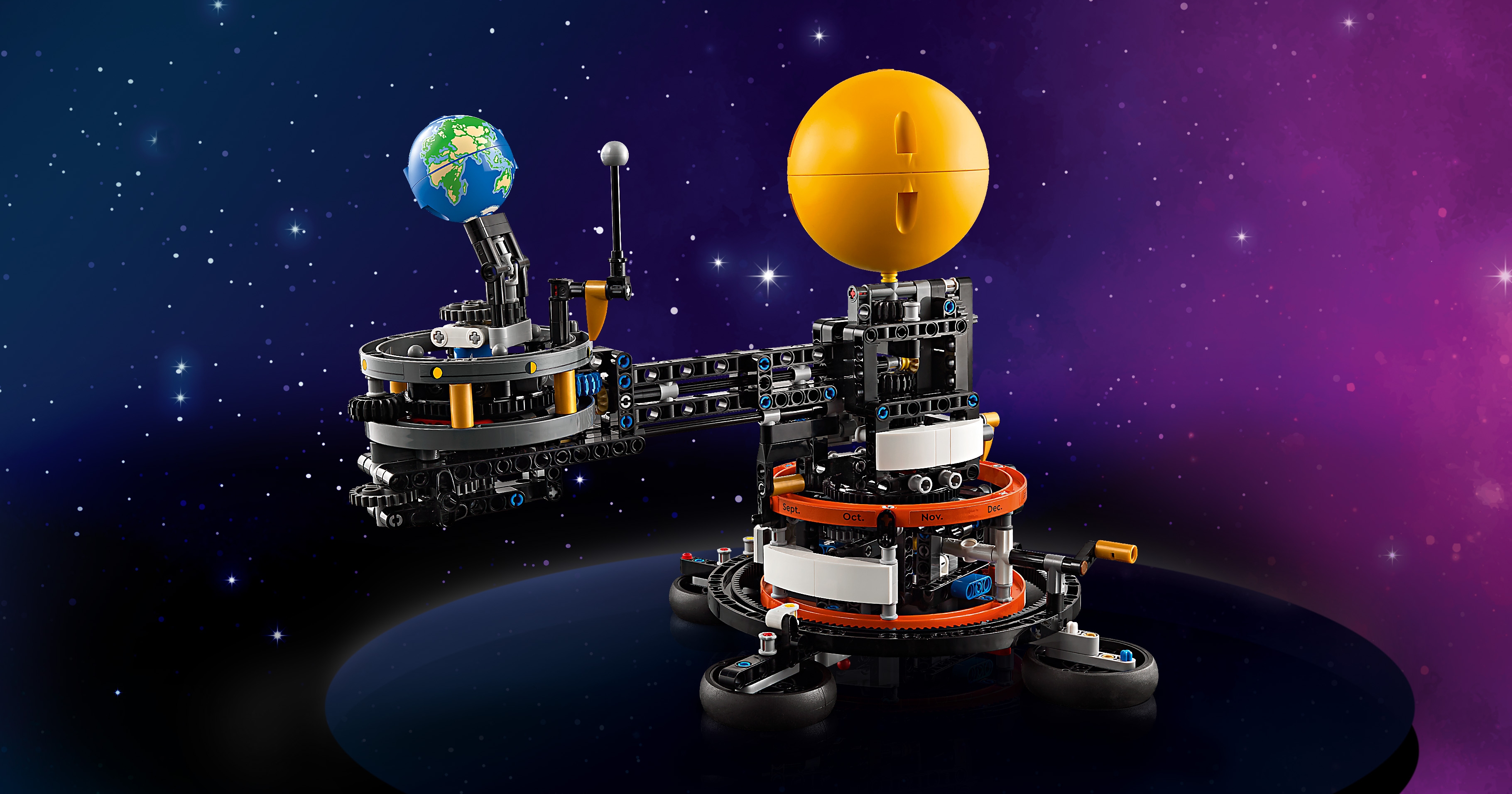 Planet Earth and Moon in Orbit - Videos - LEGO.com for kids