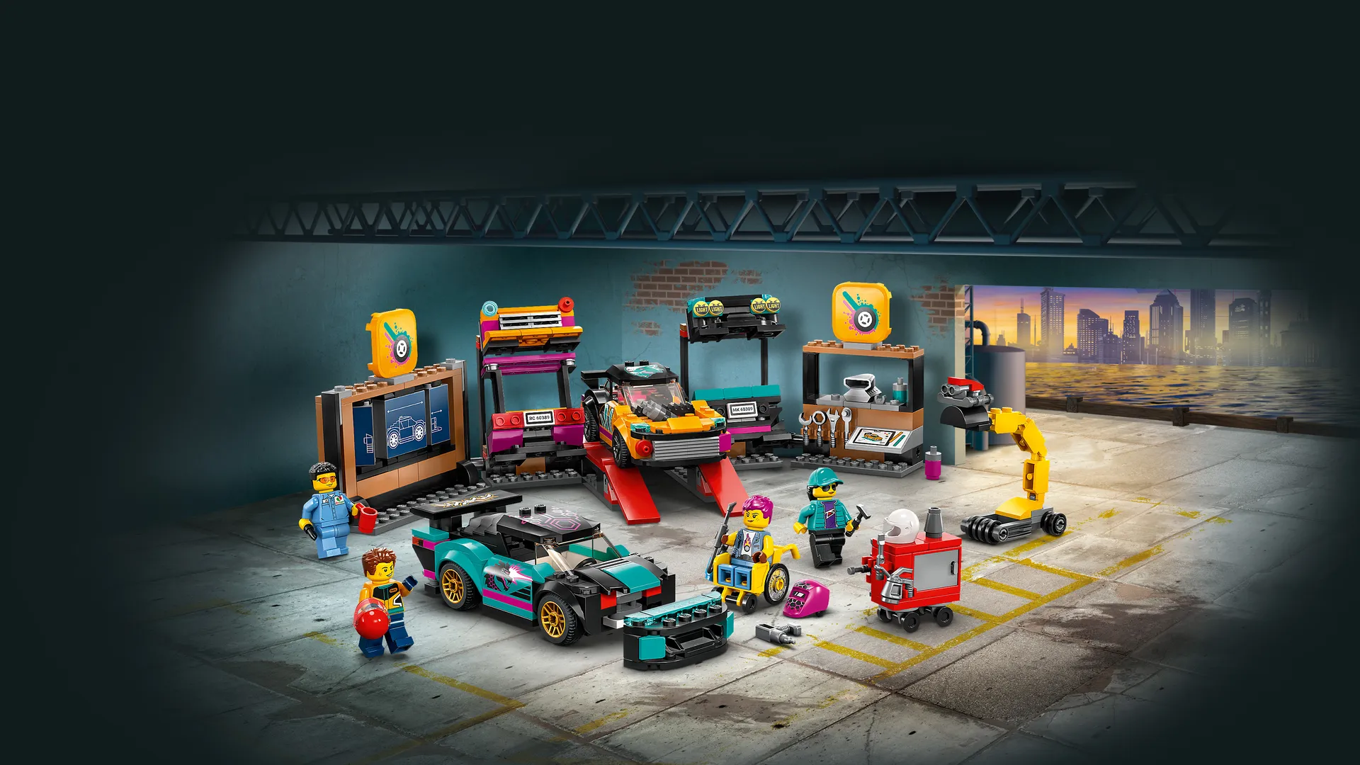 Custom Car Garage - Videos - LEGO.com for kids