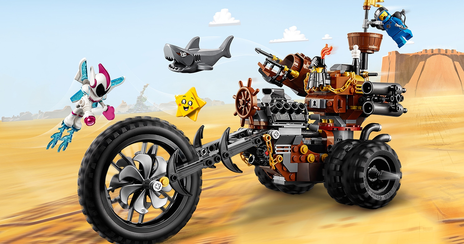 Trimoto Metálica de Barba Metálica - Videos - LEGO.com para niños