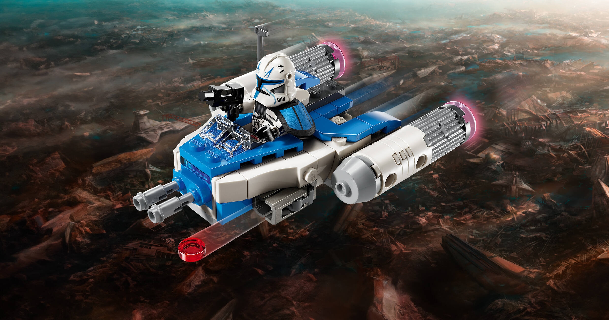 Captain Rex™ Y-Wing™ Microfighter - Videor - LEGO.com för barn