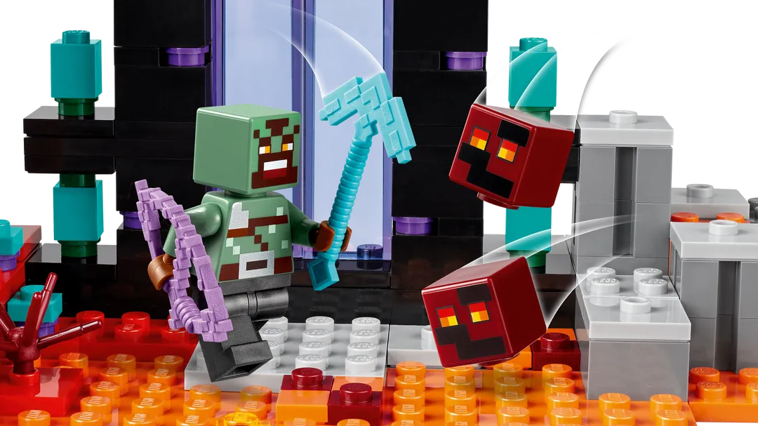 The Nether Portal Ambush - Videos - LEGO.com for kids