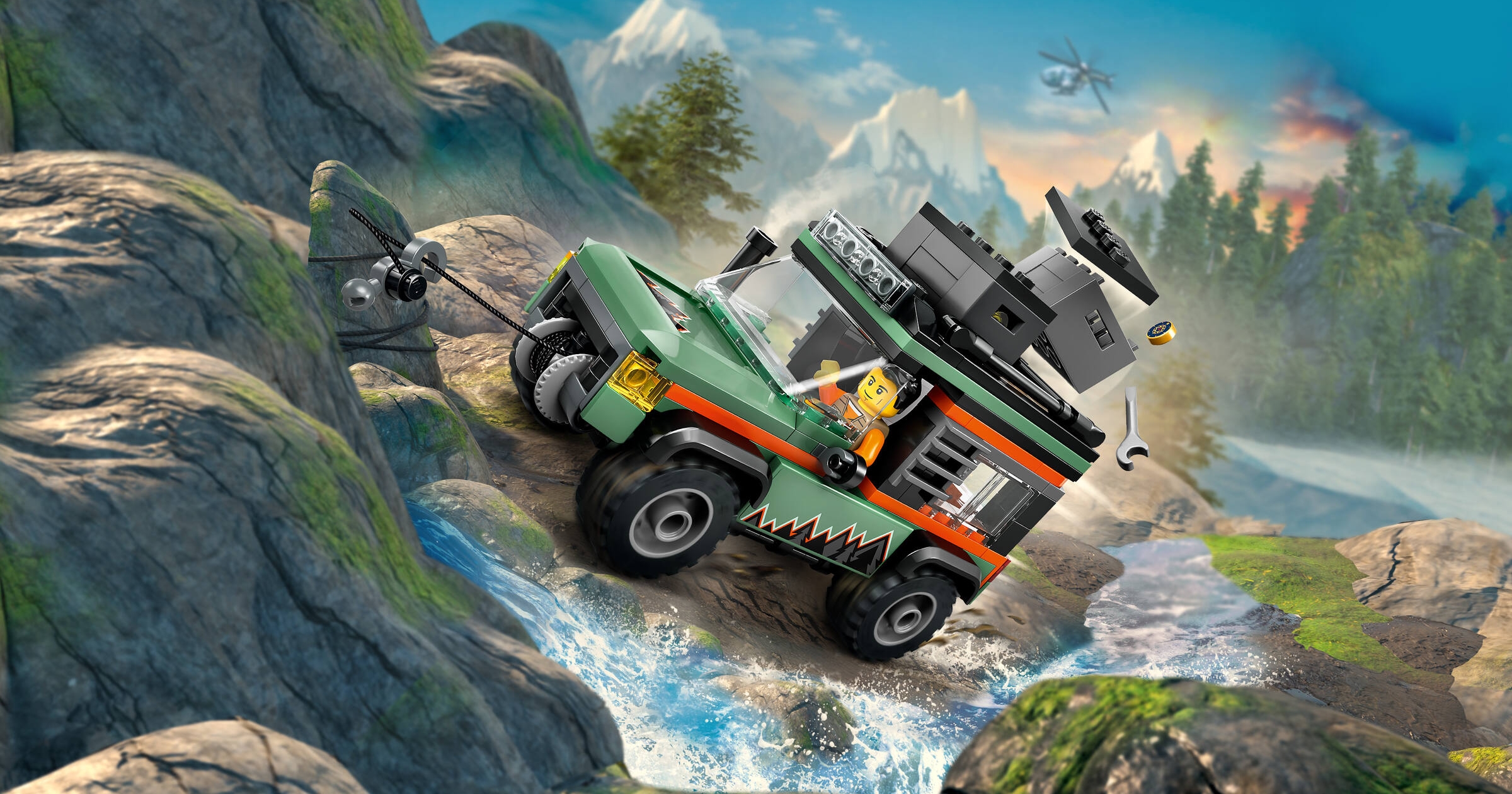 4x4 Arazi Dağ Arabası - Video - Çocuklar için LEGO.com