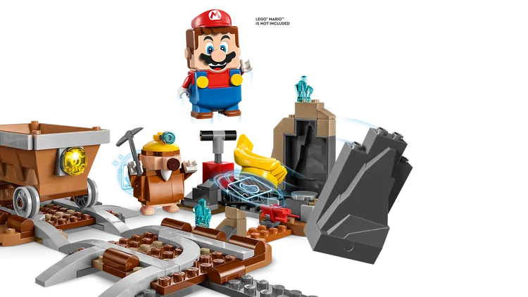 Diddy Kong's Mine Cart Ride Expansion Set - Videos - LEGO.com for kids