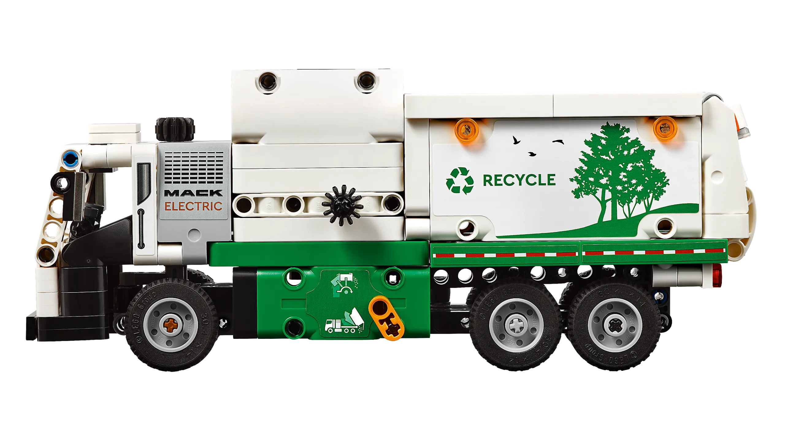 Mack® LR Electric Garbage Truck - Videos - LEGO.com for kids
