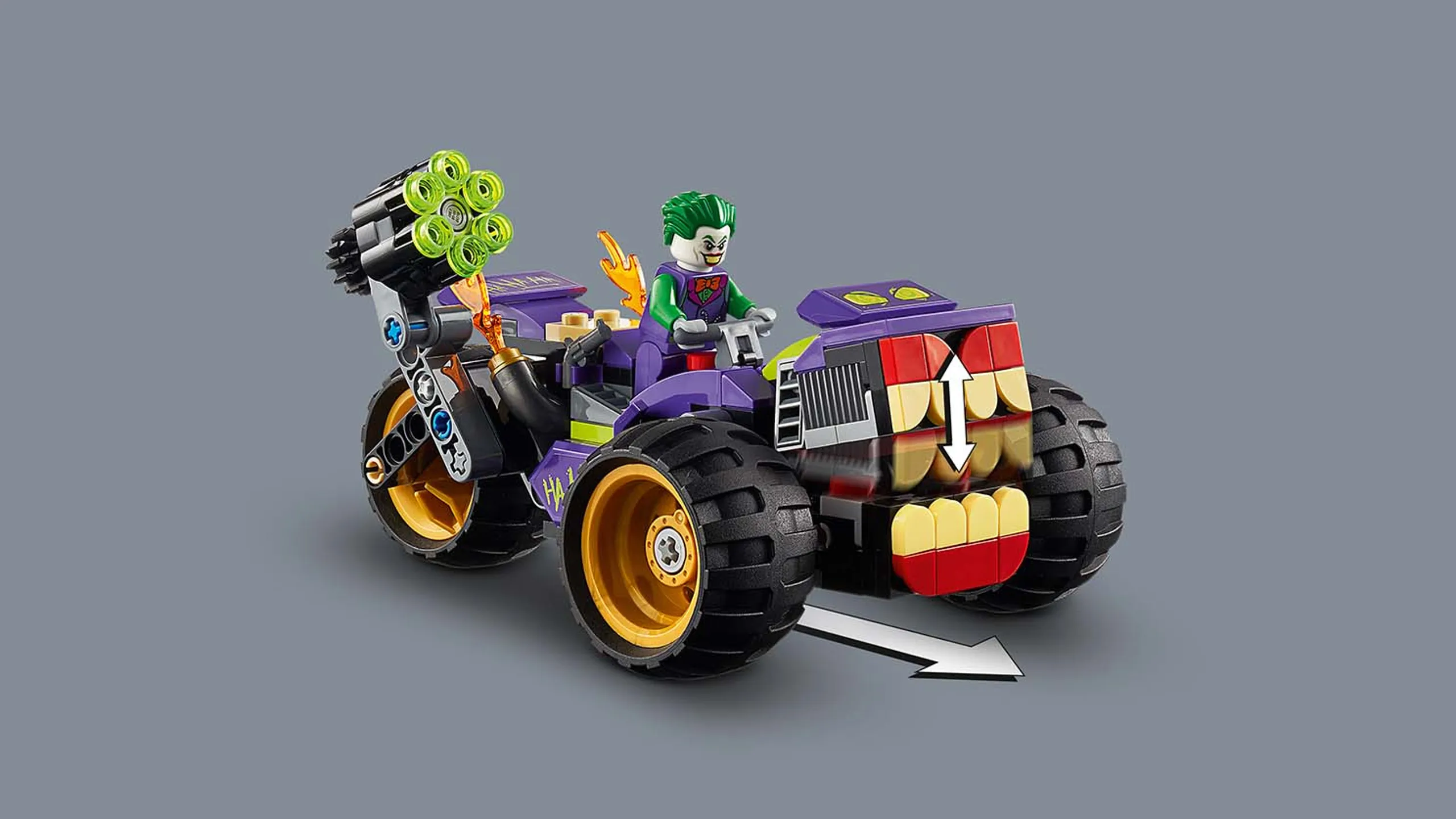 Joker's Trike Chase - Videos - LEGO.com for kids