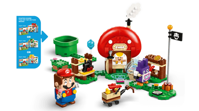 Nabbit at Toad's Shop Expansion Set - Videos - LEGO.com for kids