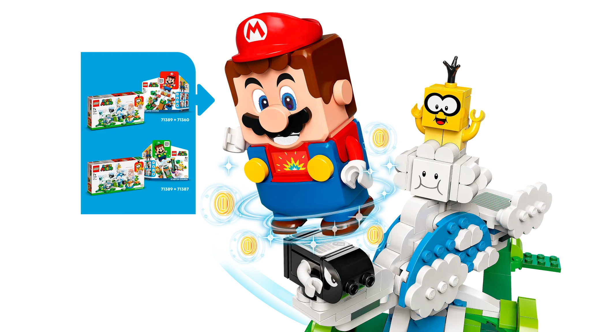 Lakitu Sky World Expansion Set - Videos - LEGO.com for kids