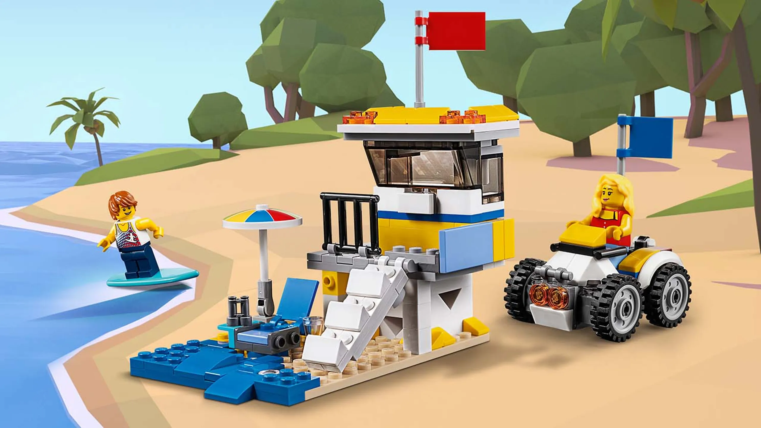 Sunshine Surfer Van - Videos - LEGO.com for kids