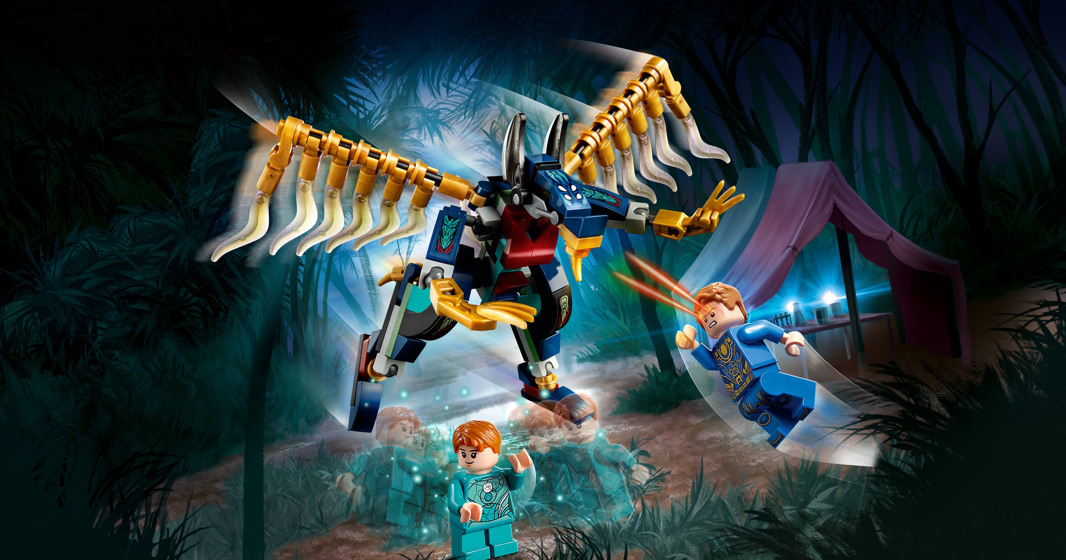 Eternals’ Aerial Assault - Videos - LEGO.com for kids